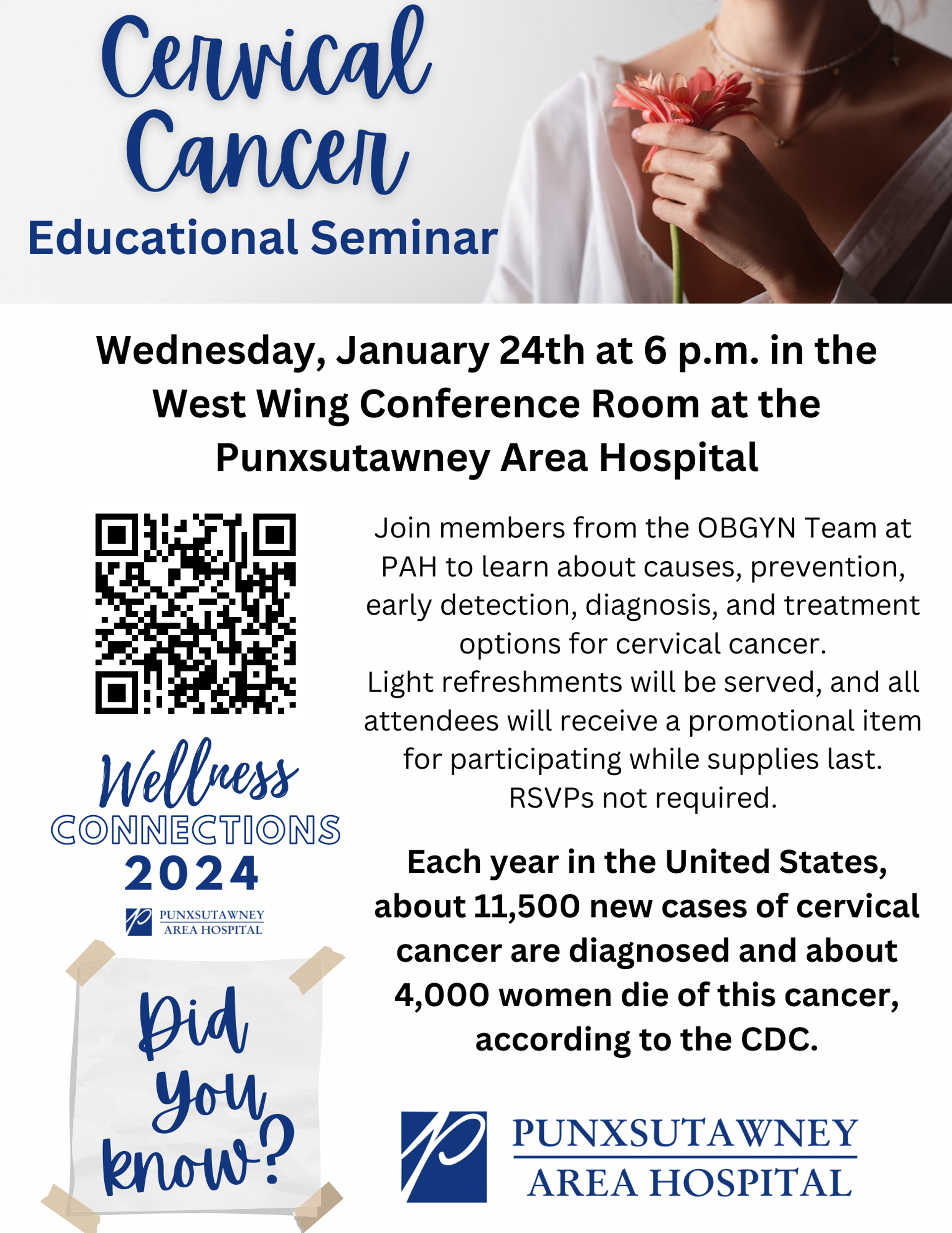 Cervical Cancer Educational Seminar | Punxsutawney Area Hospital