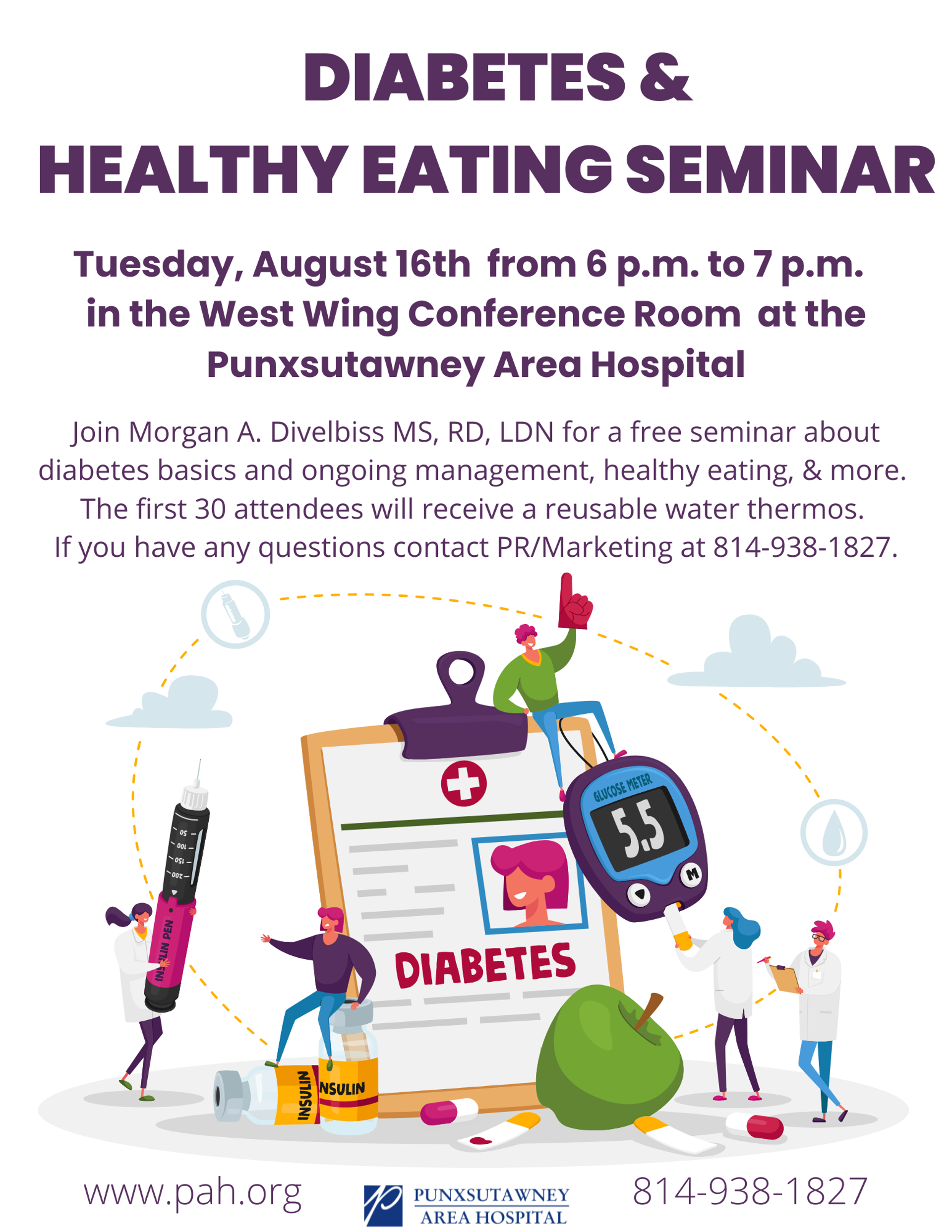 Diabetes & Healthy Eating Seminar | Punxsutawney Area Hospital