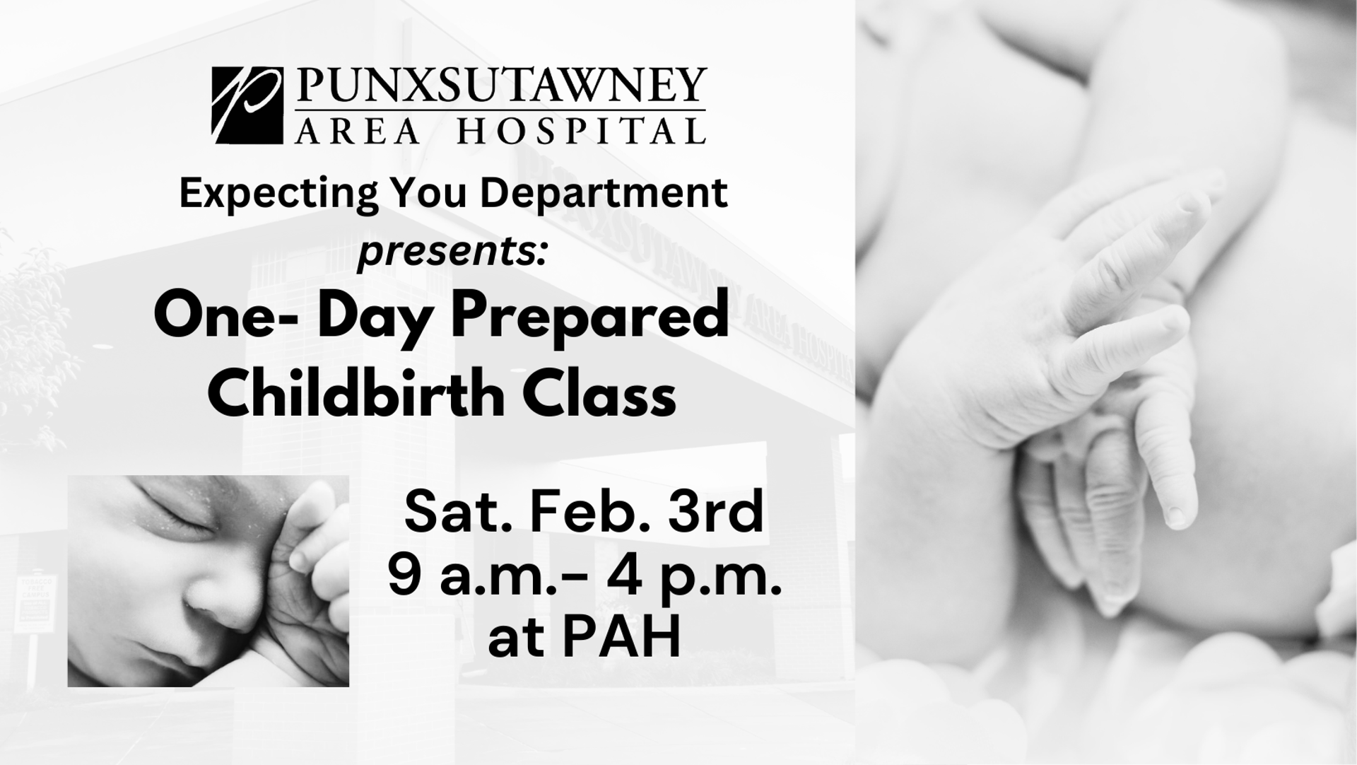 One Day Prepared Childbirth Class Punxsutawney Area Hospital